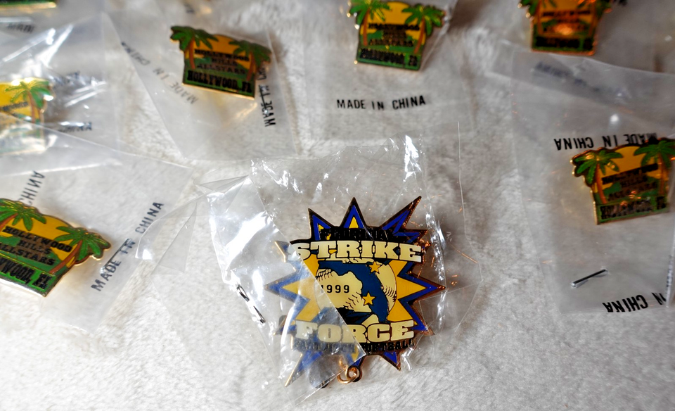 Hollywood Hills All Stars Florida Softball Fast Pitch Pinback Pin Lot ...