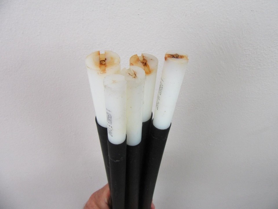 GENUINE 210LB BOWFLEX POWER ROD SET~ 10 RODS ~ 2x50 2x30 4x10 2x5 ...