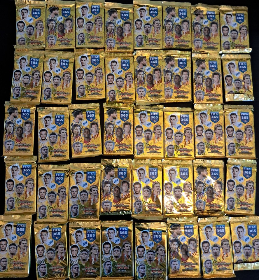 2018 Panini Adrenalyn XL FIFA 365 Factory Sealed Pack Booster Box-240 ...
