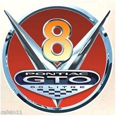 PONTIAC GTO V8 sticker vinyle laminé | eBay