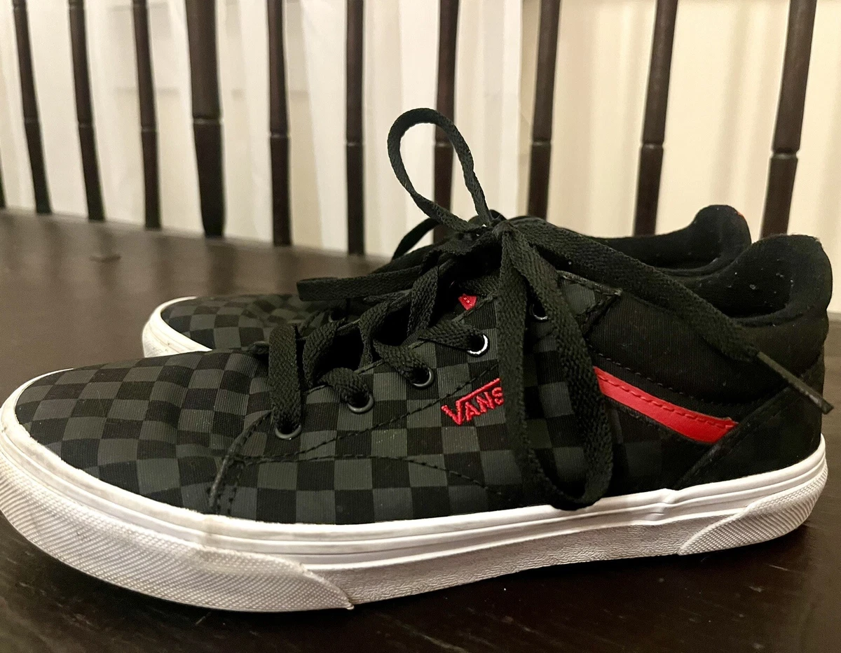 Vans Red And Grey