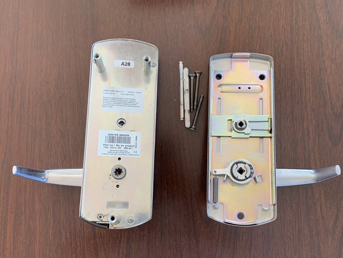 Used Dormakaba Saflok RT F79S RFID Hotel Lock Front & Back Only Satin ...