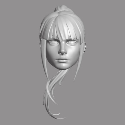 Punchline Alexia Kaye custom head for DC Rebirth Comics action figures ...