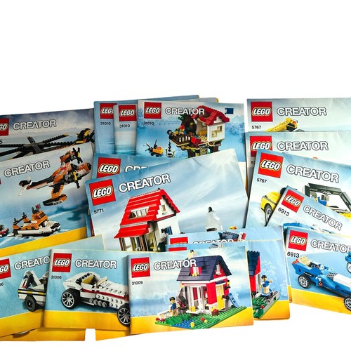 Lego Creator Instruction Manuals Only Lot 31006 31009 31010 5767 5771 ...