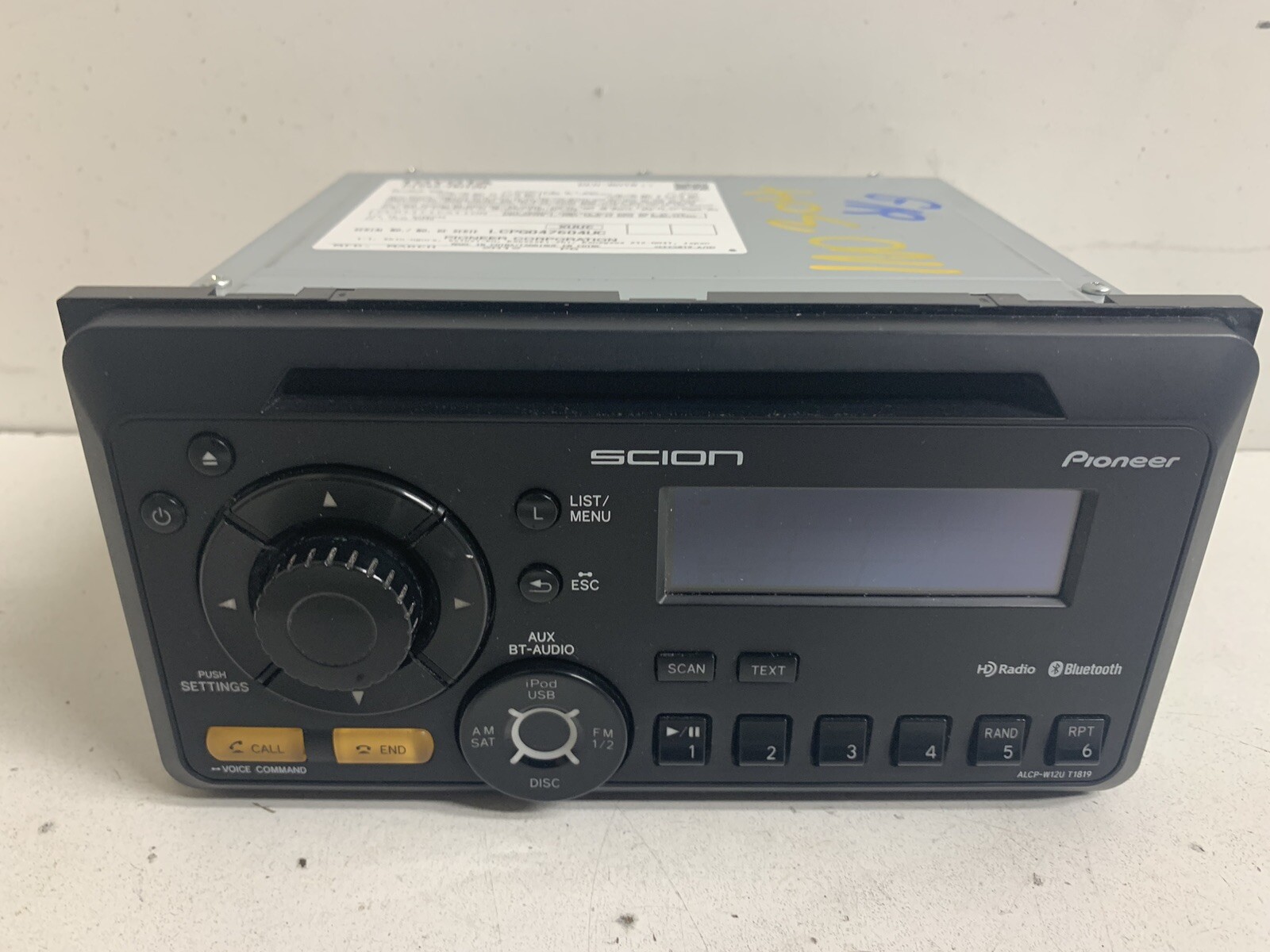 2011-2015 Toyota Scion TC IQ Pioneer CD Radio Receiver T1819 OEM Pt546 ...