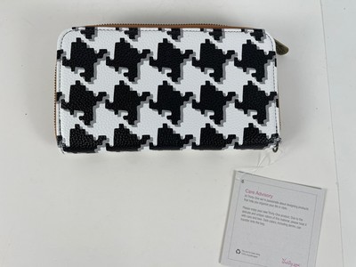 Thirty One Wallet 31 All About the Benjamins Houndstooth Print NWT ...