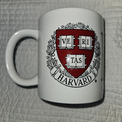 Vintage Official Harvard University Veritas Coffee Mug Cup | eBay