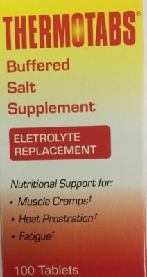 Thermotabs Buffered Salt Tablets - 100 Ea (Pack of 1) 38485863353| eBay
