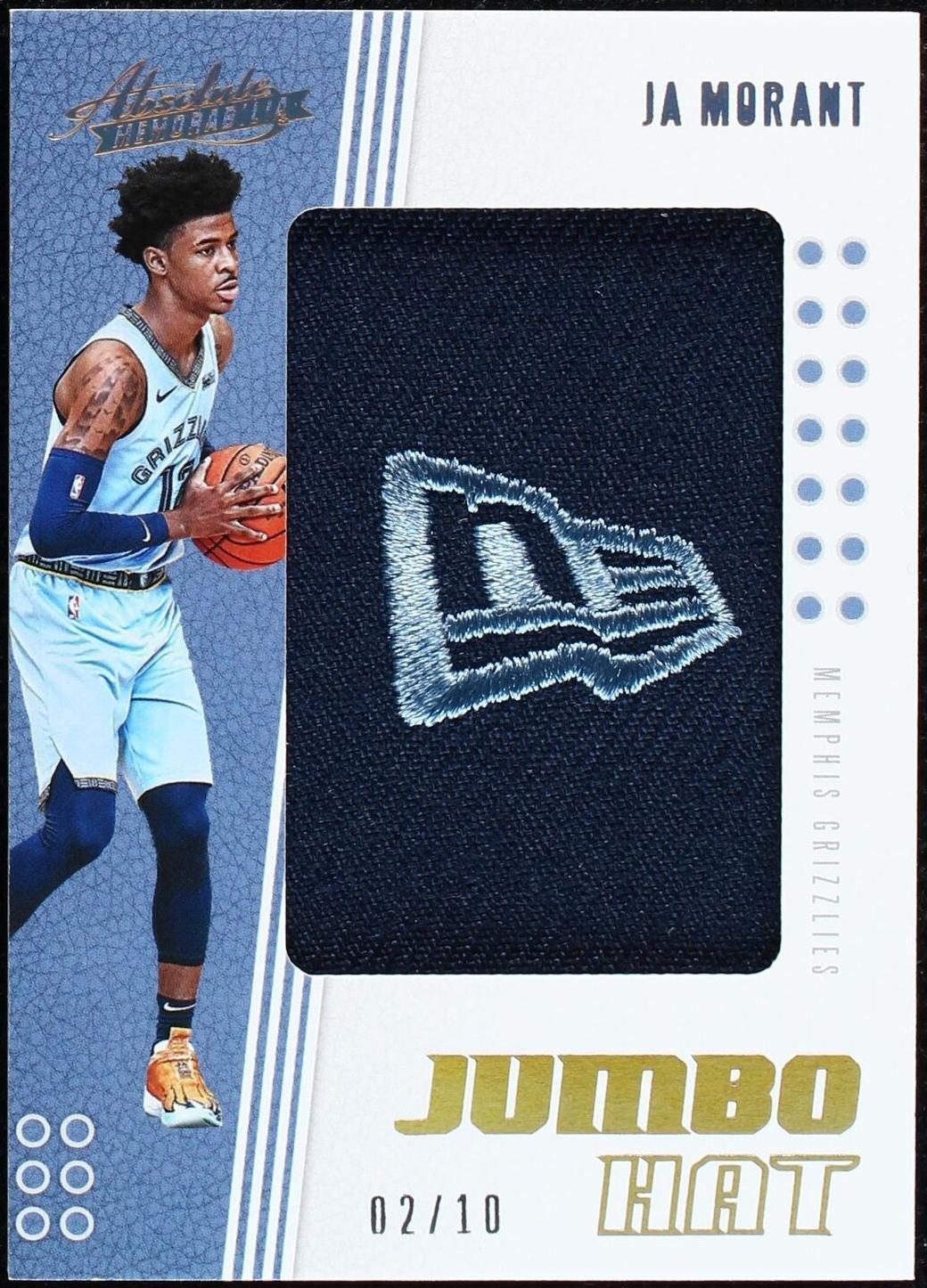 2019-20 Panini Absolute Memorabilia - Jumbo Hat Ja Morant #JH-JMT Brand ...
