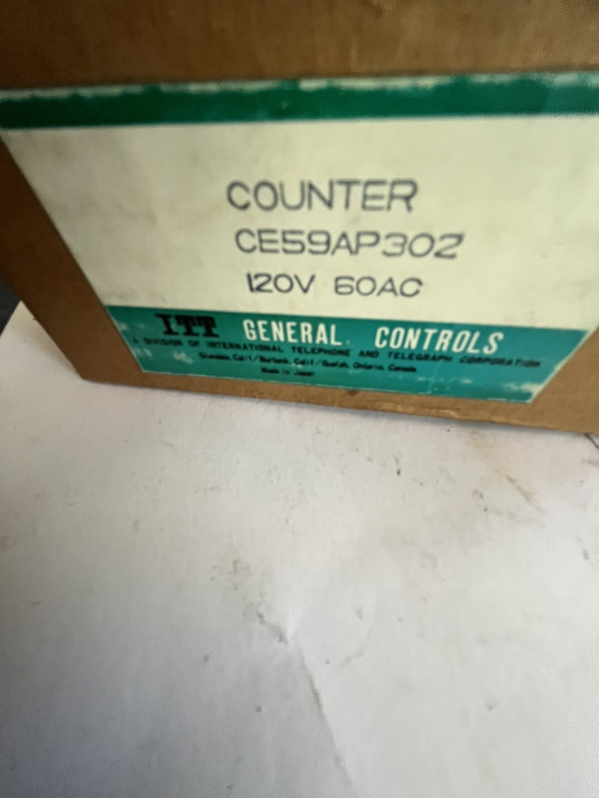 ITT General Controls ( Redington ) three 3 digit electro mechanical ...