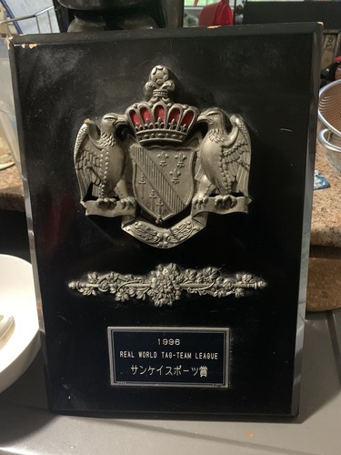 Vintage 1990’s Ring Worn Sabu AJPW Plaque RVD Fmw ECW WWE NJPW WWE AEW ...