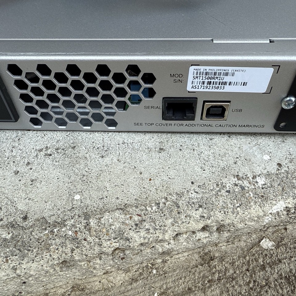 APC SMT1500RM2U Back Up Battery Good Batteries Smart UPS With Battery ...