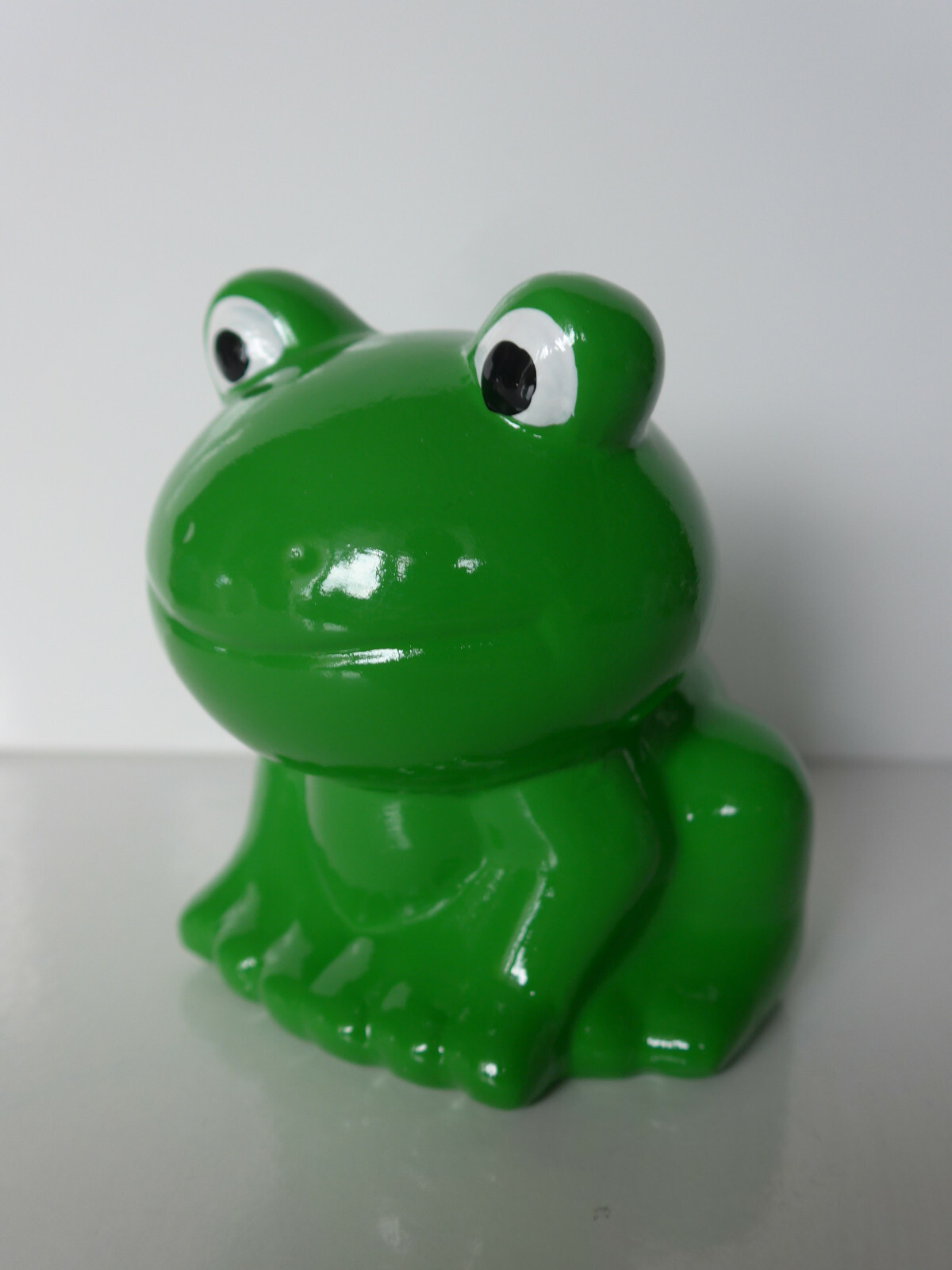 Spardose Frosch XS Grün Baby Frog Deko Geld Bank Geschenk Kinder Geburt ...