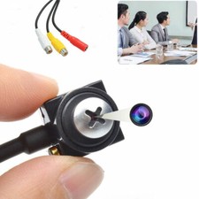 Button Screw Spy Camera Hidden Pinhole Mini Micro Cam 800tvl With Power ...
