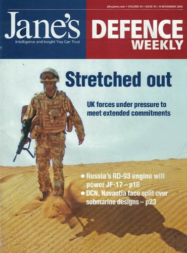 JDW - Jane's Defence Weekly Magazine (8 November 2006) | eBay