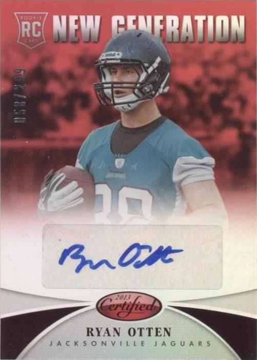 2013 Panini Certified - New Generation Ryan Otten #279 Mirror Red ...