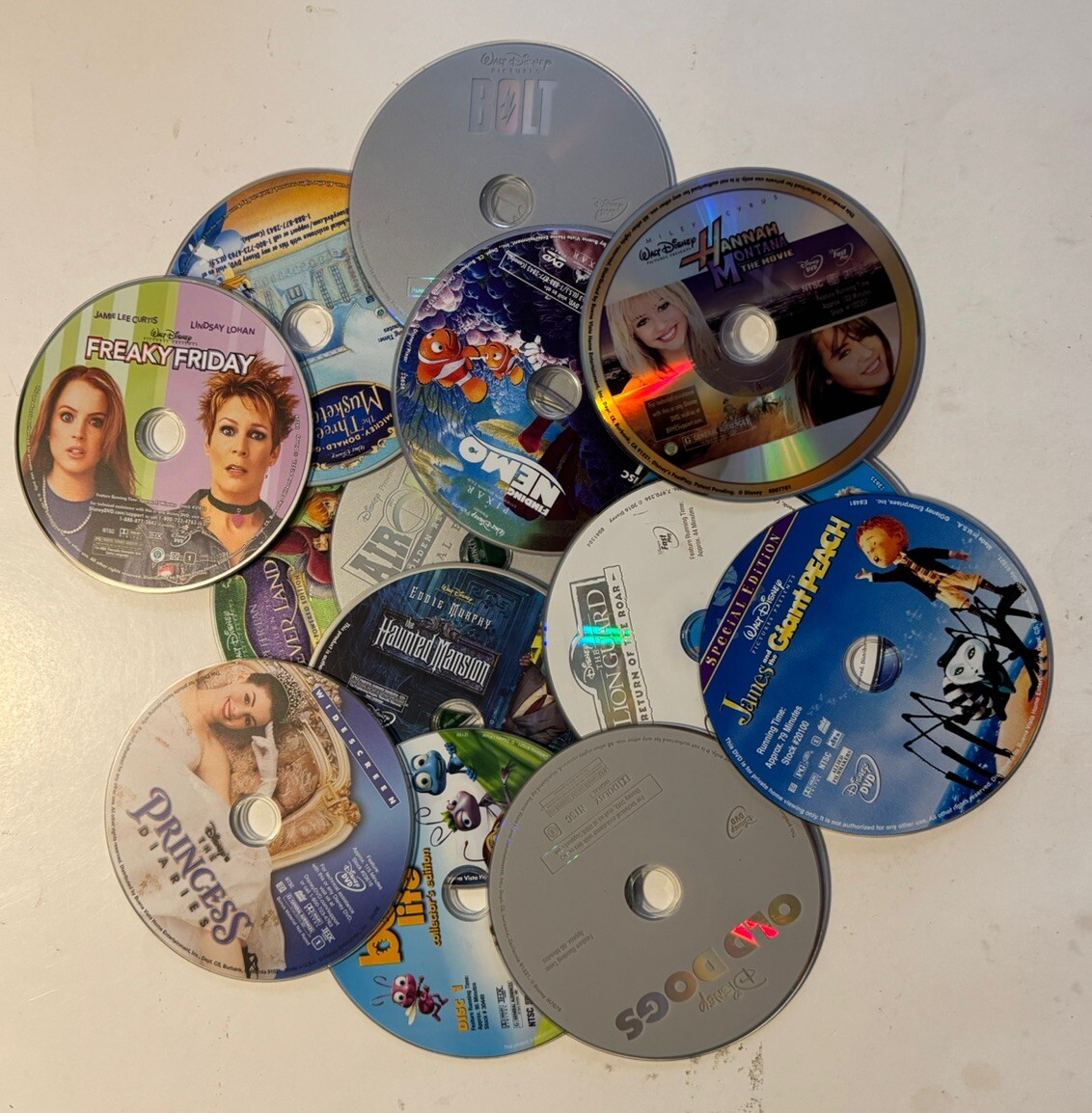 Dvd Lot Of 20 DVDs Discs Only Movies Variety Action Comedy Drama TV ...