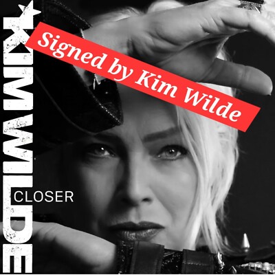 KIM WILDE ** Signed ** CLOSER WHITE VINYL Limited EDITION Not Artcart ...