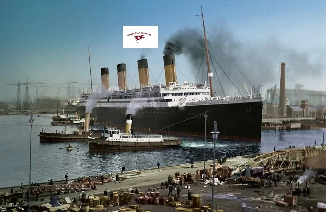Olympic Ship In Color