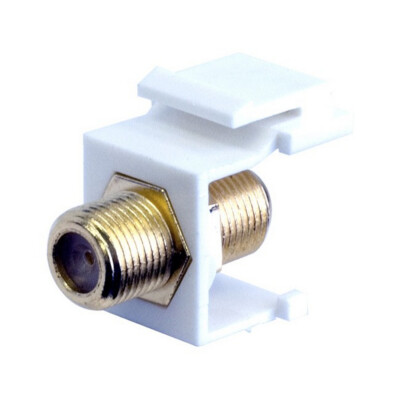 Pro.2 F Socket tp F Socket Gold plated Keystone insert F adaptor | eBay