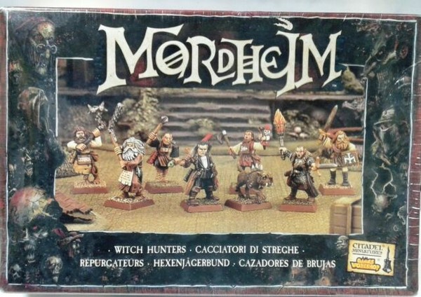 Games Workshop Warhammer RARE Mordheim Witch Hunters Warband Set for ...