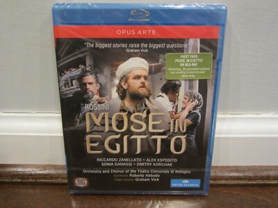 ROSSINI: Mose in Egitto (Blu-ray) Riccardo Zanellato, Alex Esposito NEW ...