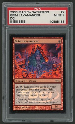 2006 MTG Magic the Gathering Card #2 DCI Grim Lavamancer Foil Judges ...