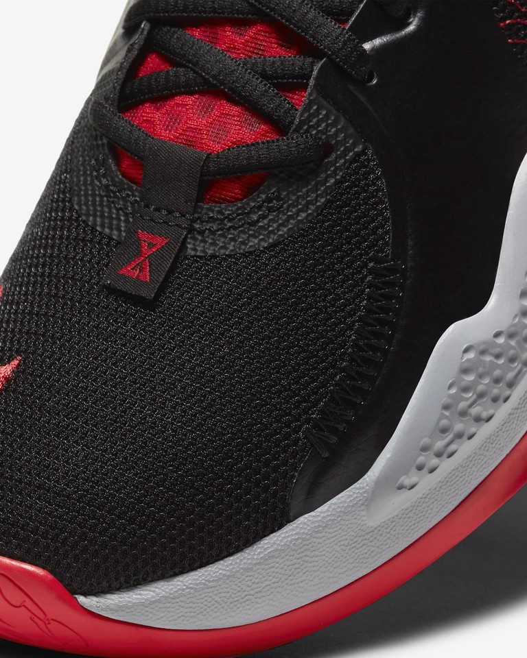 Nike PG 5 Paul George Bred Black Red White CW3143-002 sz 7.5 Men's ...