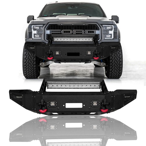 Vijay For 2017-2020 Ford F-150 Raptor SVT Steel Front Bumper W/Winch ...