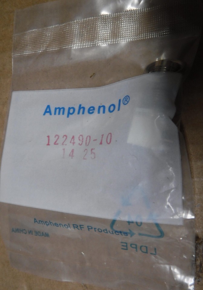 AMPHENOL 122490-10 TNC LOT OF 8+ UNINSTALLED COND. FREE SHIPPING | eBay