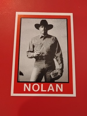 1990 Nolan Ryan Nolan Knows Heat on Back Rare Red 🔥🔥 | eBay