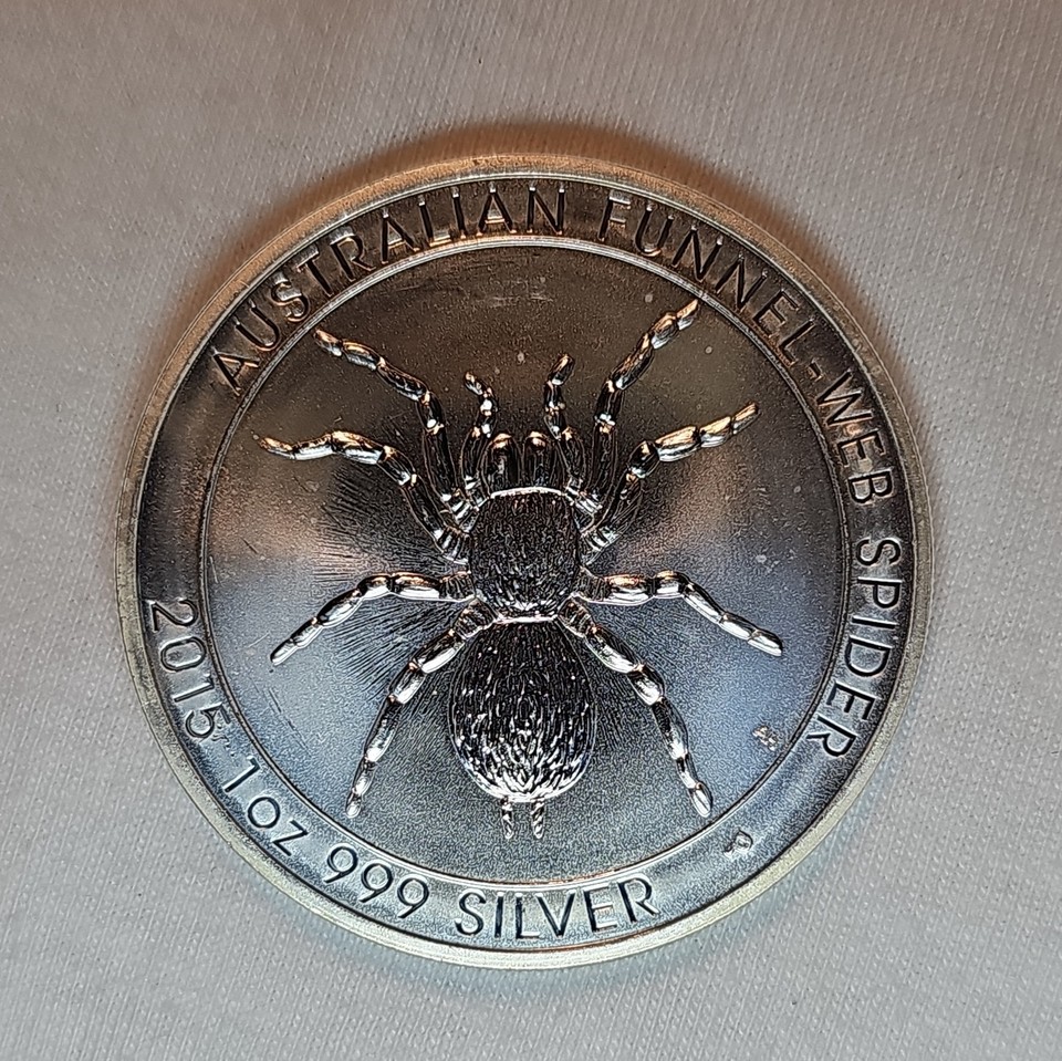 1 oz silver .999 2015 AUSTRALIA Queen Elizabeth II Funnel Spider | eBay