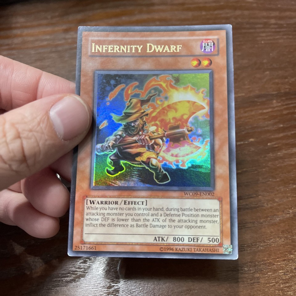 Yu-Gi-Oh Infernity Dwarf WC09-EN002 Ultra Rare Unlimited Edition | eBay