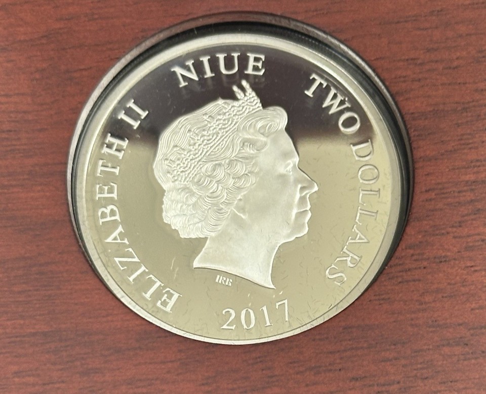 2017 Niue Disney Mickey Mouse Delayed Date 1oz Silver Coin W/ Box & COA ...