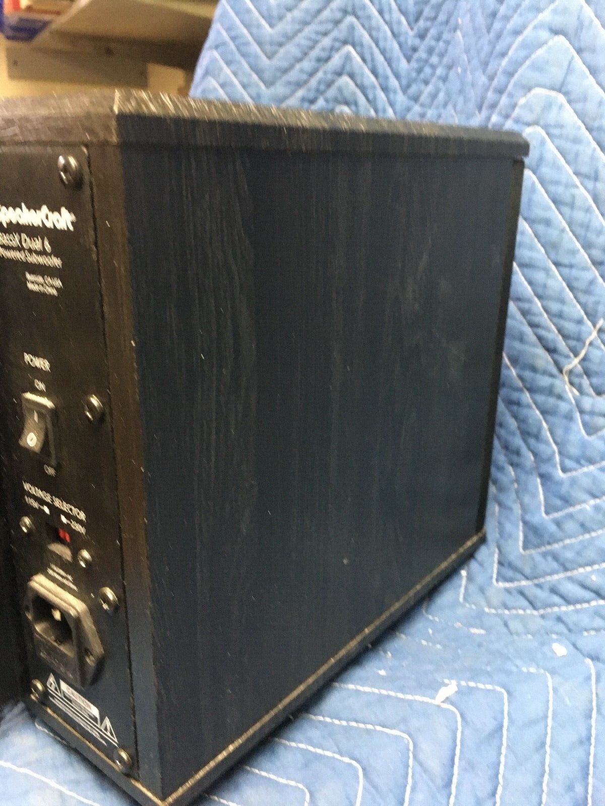 SpeakerCraft Bass X Dual 6 1/2 Woofers,150 watt amplifier Black Finish ...