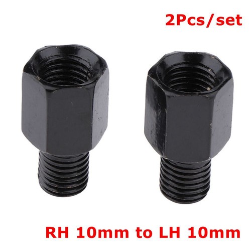 2Pcs RH 10mm to LH 10mm Rear View Wing Mirror Adapter Bolt Screw for ...