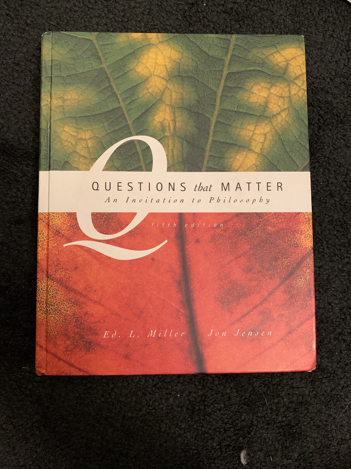 Questions That Matter with Free Philosophy PowerWeb by Jon Jensen and ...