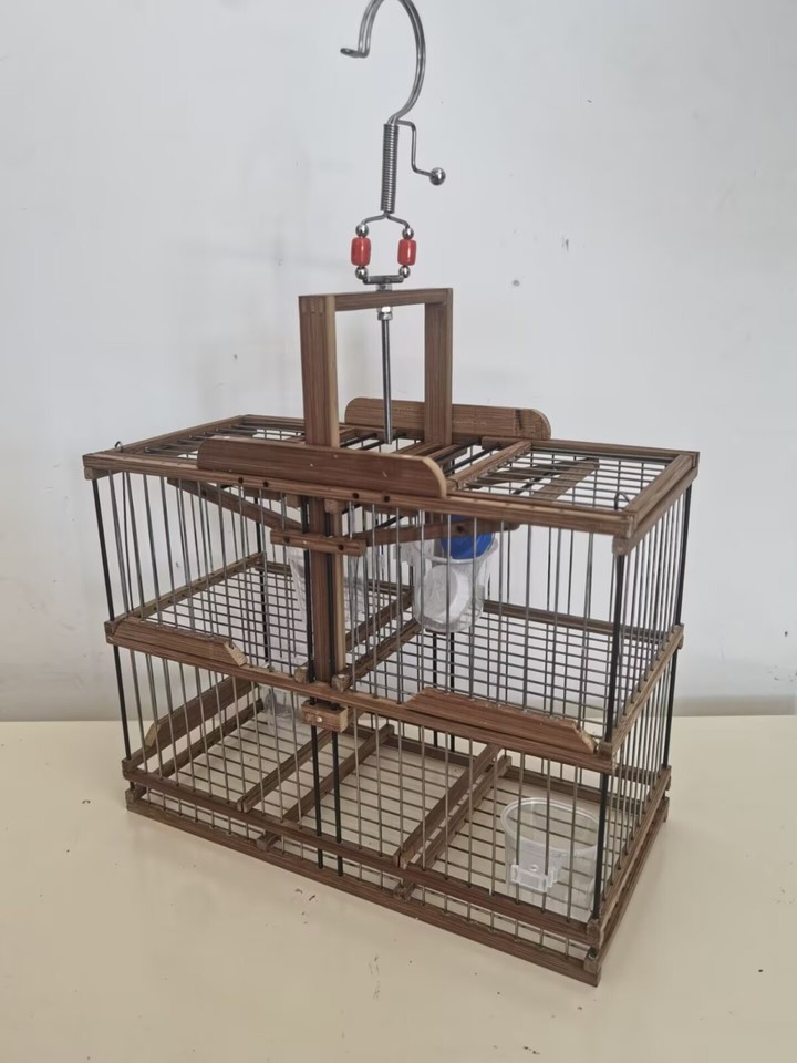 2-Door Birdcage Repeating Trap Cage Hunting Escaped bird cage Birds ...
