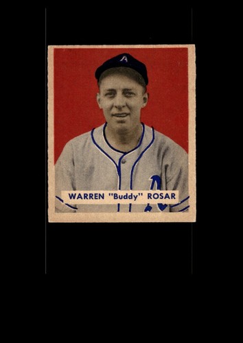 1949 Bowman Set-Break #138 Warren Rosar EX-EXMINT *GMCARDS* | eBay