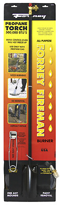 Forney 1723 Weed Burner & Ice Melter Propane Torch, 500,000-BTU ...