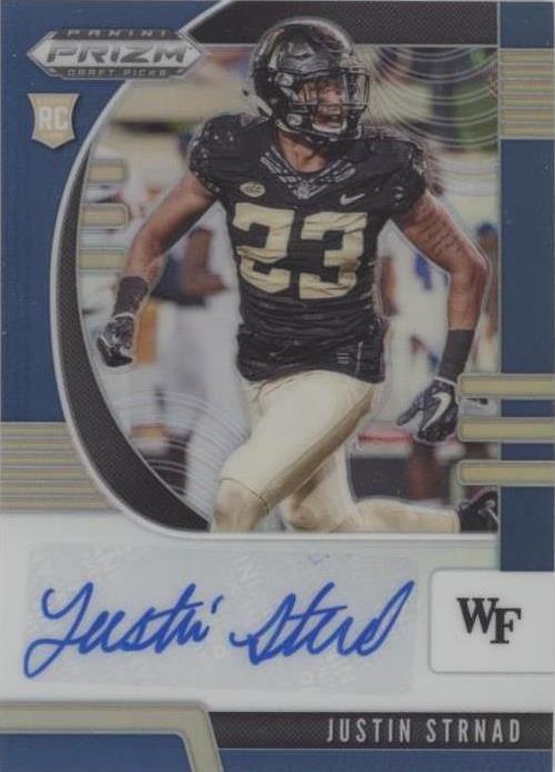 2020 Panini Prizm Draft Picks - Draft Picks Rookies Justin Strnad #240 ...