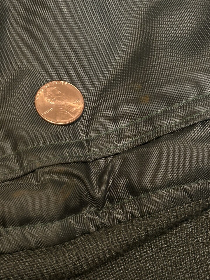 USAF Military Flyers Jacket CWU 45/P Isratex Green Vintage Men’s Large ...