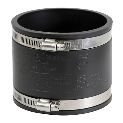 BN HEAVY DUTY 4" 100 MM RUBBER COUPLING REPAIR FLEXIBLE COUPLING 110 MM ...