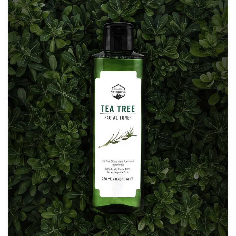 2 x 250 ml Naturista Tea Tree Facial Toner Deeply Cleanser Reduces Acne ...