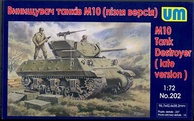UM-MT Models 1/72 American M10 WOLVERINE TANK DESTROYER Late Version | eBay