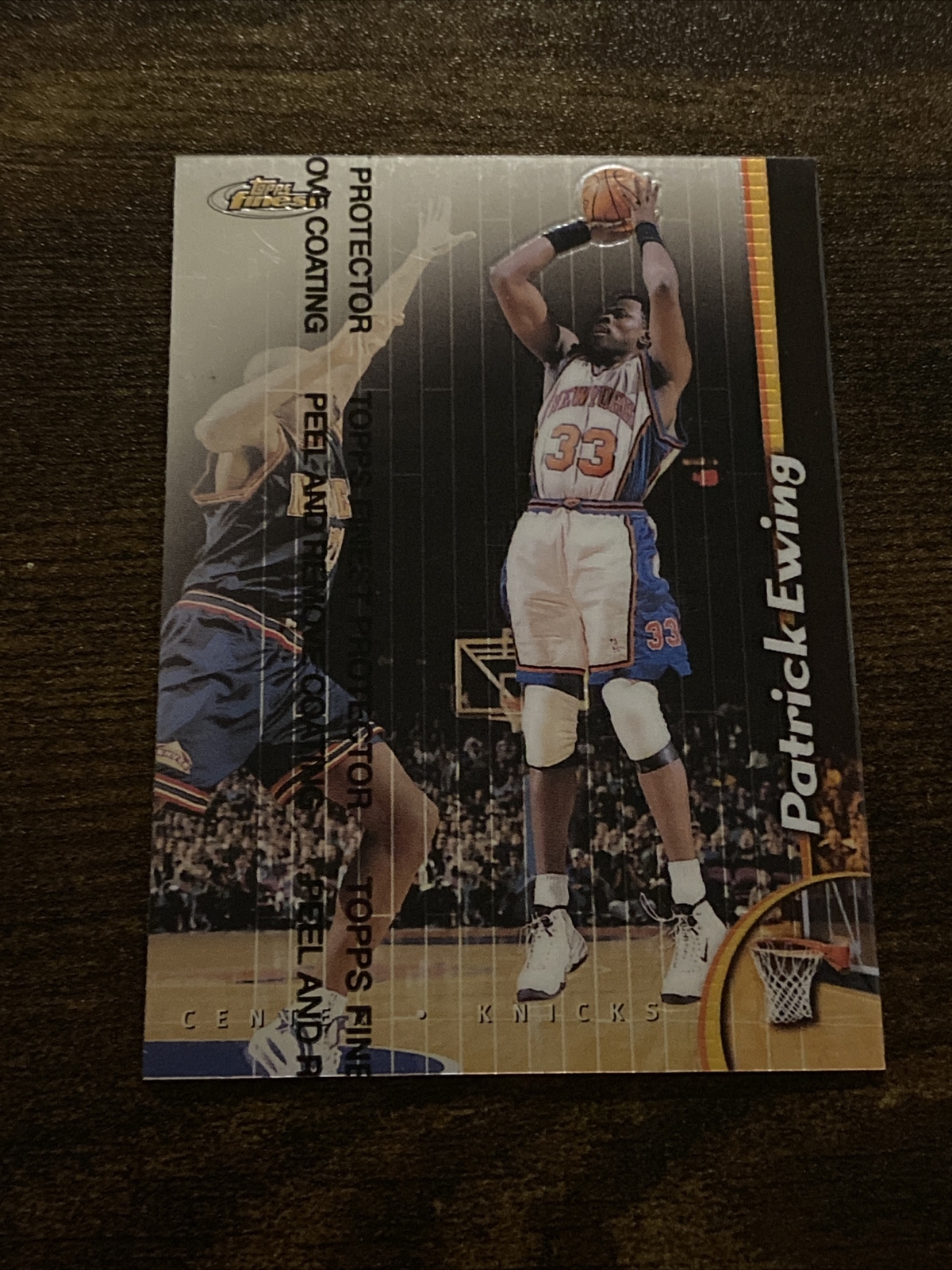 1998-99 Finest New York Knicks Basketball Card #135 Patrick Ewing L621 ...