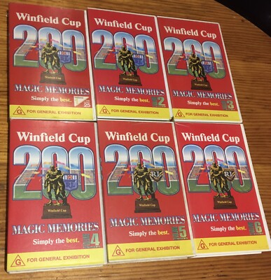 6 x Vintage NRL Winfield Cup 200 Magic Moments VHS (Vol 1 - 6) | eBay