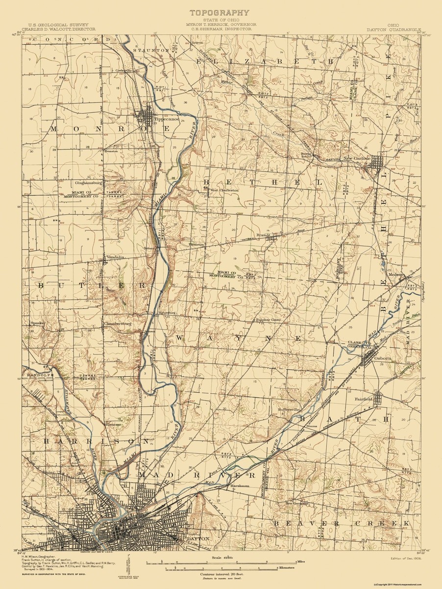 Dayton And Vicinity Map