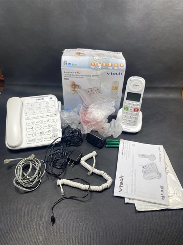 VTech SN5147 Amplified Corded Senior Phone & SN5127 Amplified Cordless ...