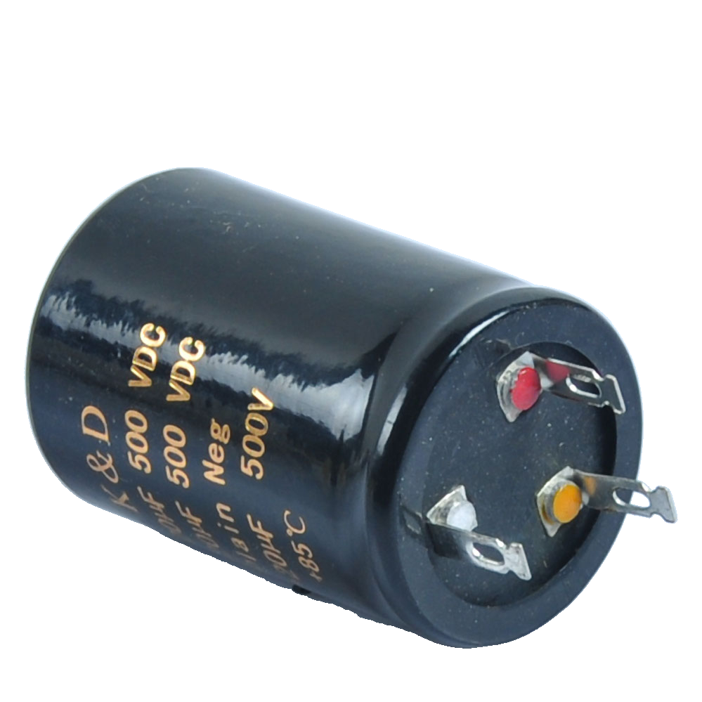 1pc Can Electrolytic Capacitor 20+20uf 500V Guitar Tube Audio Hi-Fi Amp ...